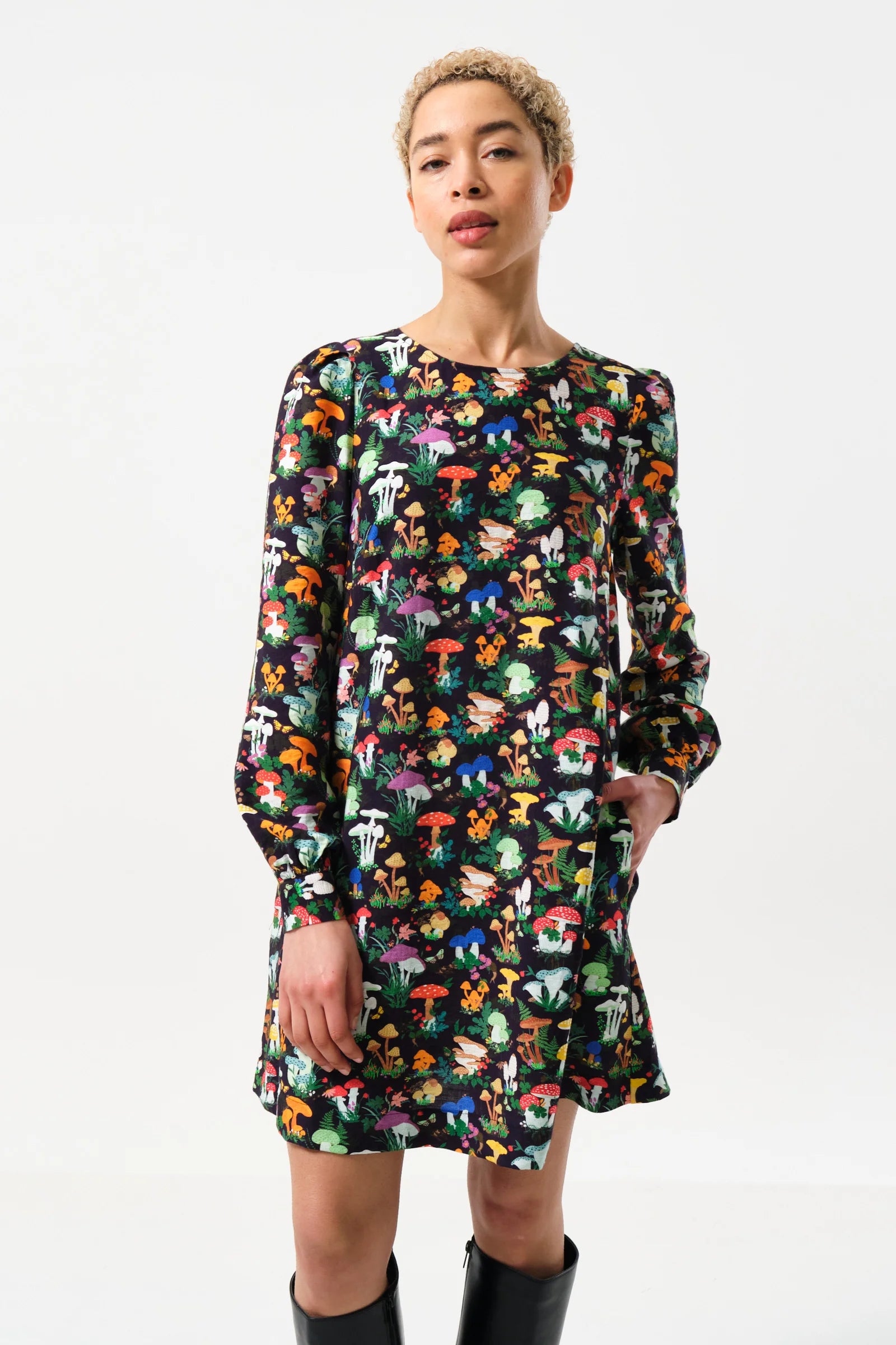 Didee Toadstool Tales Print Mini Dress – Louche